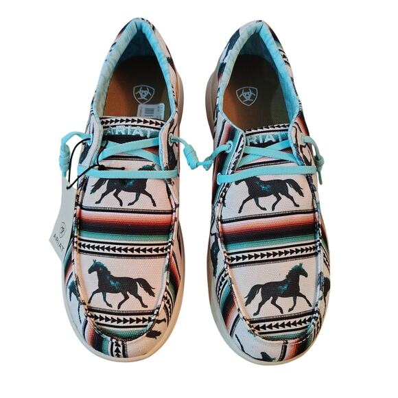 Ariat | Shoes | New Ariat Womens Hilo Sneakers Slip On Wild Horse ...
